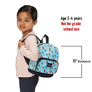 Lilo and Stitch Mini Backpack for Girls - 10” Canvas Stitch Backpack with Front Pocket Plus Bottle | Lilo and Stitch Backpack Bundle