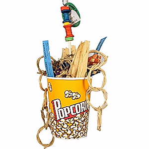 A&E Cage Company 001443 Happy Beaks Movie Time Toy Multicolored
