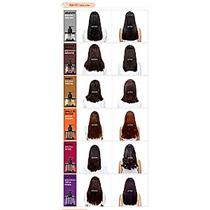 COLOR UP Hair Manicure Coating Treatment 8.45fl.oz/No Ammonia, No Oxident/Made in Italy (Chocolate Brown)