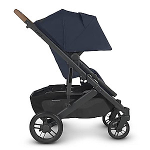 Cruz V2 Stroller - NOA (Navy/Carbon/Saddle Leather) + Bassinet - NOA (Navy/Carbon)