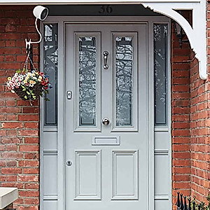 2Pack Clip Clamp Mount for Google Nest Cam (Battery), Flexible Gooseneck Mounting Bracket to Attach Your Nest Camera Wherever You Like with No Tools