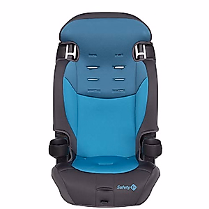 Safety 1st Grand 2-in-1 Booster Car Seat, Forward-Facing with Harness, 30-65 pounds and Belt-Positioning Booster, 40-120 pounds, Capri Teal