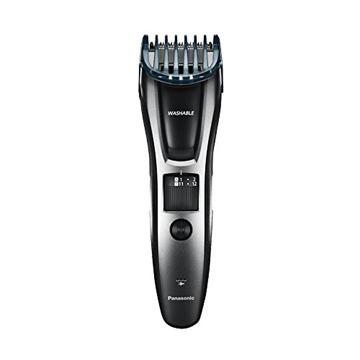 Panasonic Hair and Beard Trimmer, Men's, with 39 Adjustable Trim Settings and Two Comb Attachments for Beard and Hair, Corded or Cordless Operation, ER-GB60-K, Black