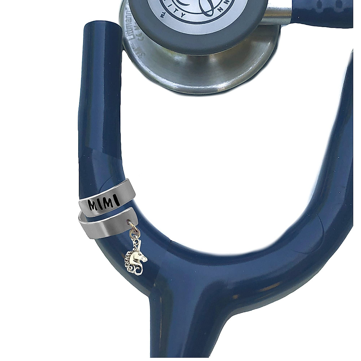 Stethoscope Name Tag, Stethoscope ID Tag with charm, Stethoscope Charm, Stethoscope Name Tag, Nurse Appreciation Gift, Nurse Graduation Gift, Pinning Ceremony Gift, Medical student gift, Nurse Week