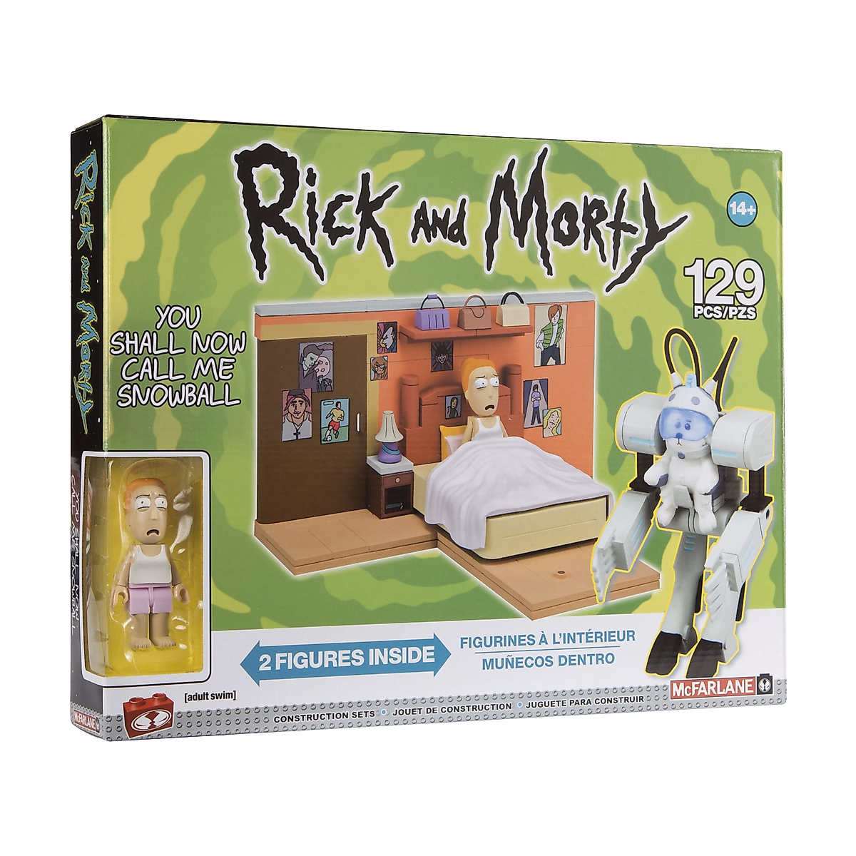 McFarlane Toys Rick & Morty You Shall Now Call Me Snowball Medium Construction Set Building Set