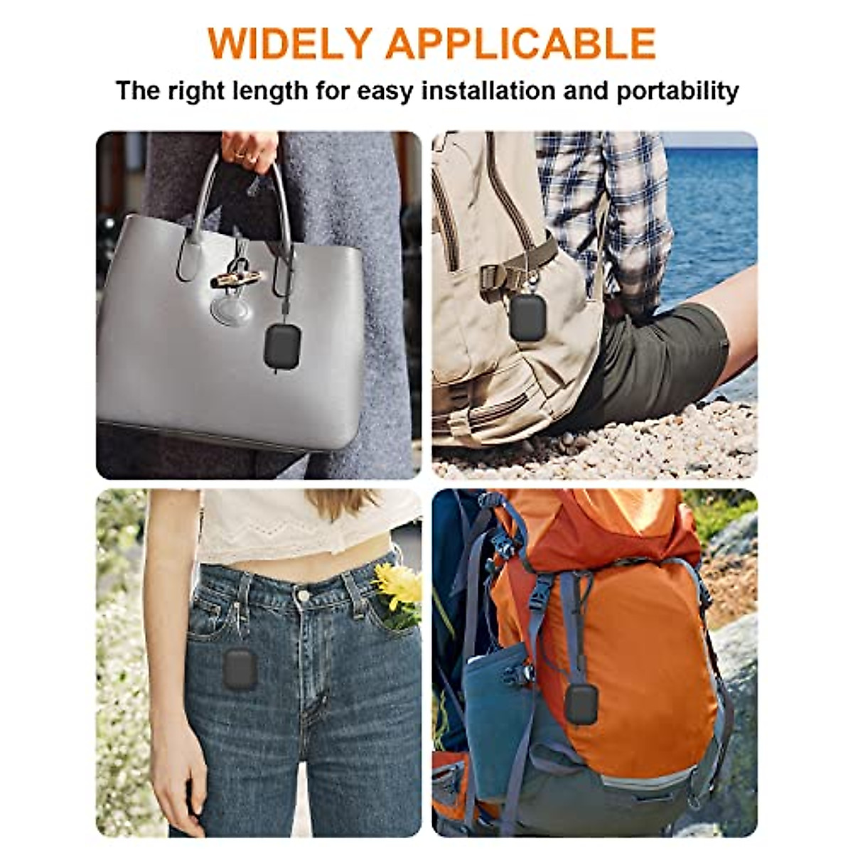 SUPFINE Compatible with Airpods Pro 2nd Generation Case, Airpod Pro Case Cover 2022/2019 with Cleaner kit&Replacement Eartips, Soft Silicone Airpods Pro Case with Keychain and Lanyard (Black)