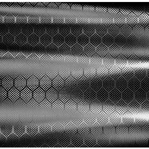 V2 Hex Carbon Black Vinyl Car Wrap (1.5ft x 5ft)