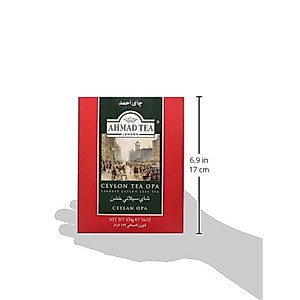 Ahmad Tea Black Tea, Ceylon Opa Loose Leaf, 454g - Caffeinated & Sugar-Free