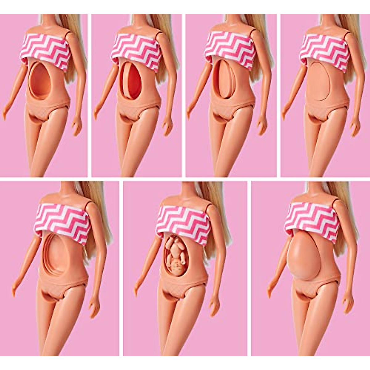 Simba 105733588 - Steffi Love Baby Surprise, Pregnant Doll with Baby Surprise, Boy, Girl, Twins, 3 Assorted Designs, Only One Item Supplied, Over 11 Pieces, 29 cm, from 3 Years