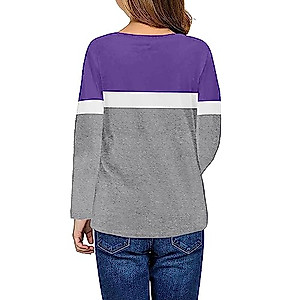 Infant Toddler Baby Boy Girl Sweatshirt Pullover Unisex Casual Solid Sports Sweatshirt T-Shirt Tops Baby Sweatshirts Purple