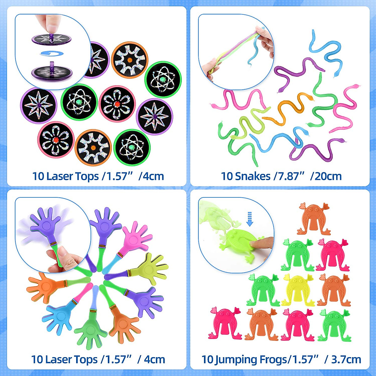 nicknack 200pcs Classroom Prizes for Kids Birthday Party Favors Pinata Filler Toy Assortment Prizes for Goodie Bag Fillers