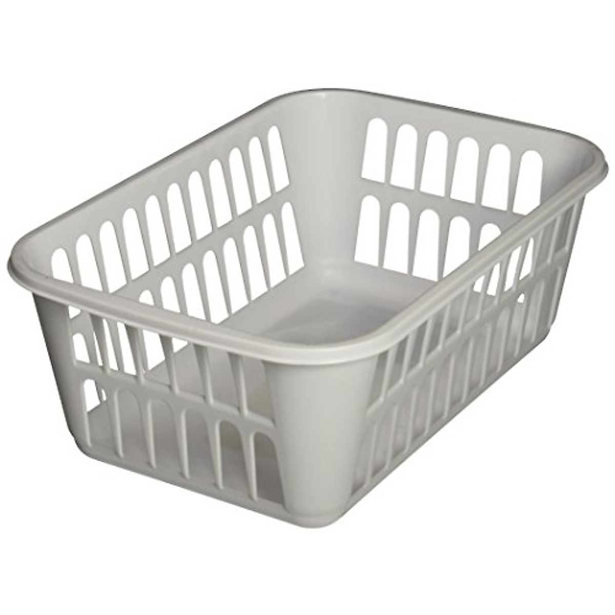 STERILITE Medium Plastic Basket, White, Pack of 12