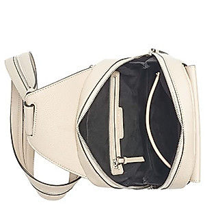 Calvin Klein Women's Myra Convertible Sling Backpack, Mushroom, One Size