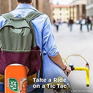 Tic Tac Orange Flavored Mints, 4 Count, On-The-Go Refreshment, 3.4 Oz Each