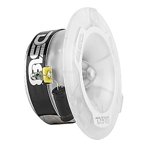 DS18 PRO-TW1L 3.8" RGB Aluminum Super Bullet Tweeter - 1" Voice Coil, Polycarbonate Body and Bullet, 400W Max, 200W RMS, 4 Ohms, Built in Crossover - PRO Tweeters are The Best - 2 Speakers