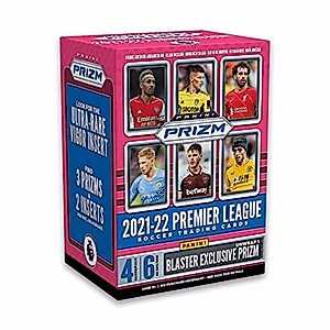 2021-2022 Panini Prizm Premier League Soccer Blaster Box - 24 Trading Cards Per Box