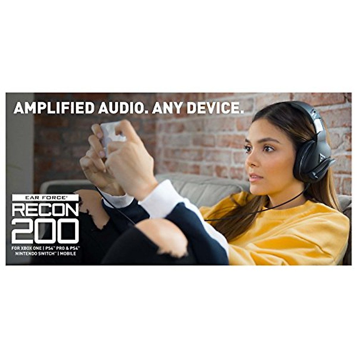 Turtle Beach Recon 200 Amplified Gaming Headset for Xbox and PlayStation