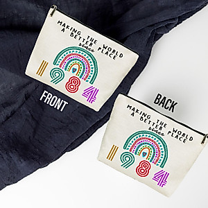 SIUNY 40th Birthday Gifts for Women, 40 Year Old Birthday Gifts Cosmetic Bags, Funny 40th Birthday Gift for Her Makeup Bag, Gift for 40th Birthday Party