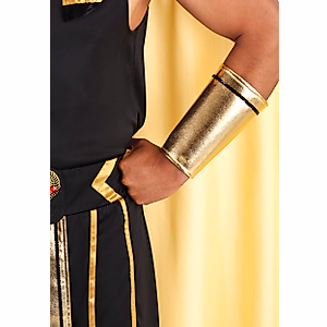 Dreamgirl Adult King Tut Costume, Mens Ancient Egyptian Pharaoh, Fashion King of Egypt Halloween Costume Medium