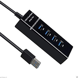 SHYPT 4 Port USB 3.0 Hub Computer USB Multi Interface Splitter USB Distributor One Drive Four Extend High Speed