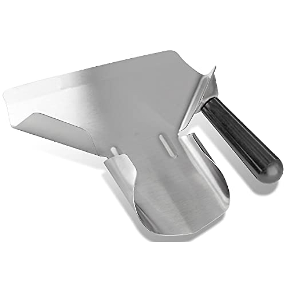 Bonsicoky Stainless Steel French Fry Popcorn Scoop, Quick Fill Tool for Food Bags & Boxes, Multipurpose Utility Scooper for Bagger French Fries, Snacks, Desserts, Ice, Dry Goods