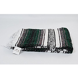 Mexican Beach Artisan Made Blanket Throw 4.6ft X 6.6ft Throw Yoga Roll Sanyork (Tm)000011