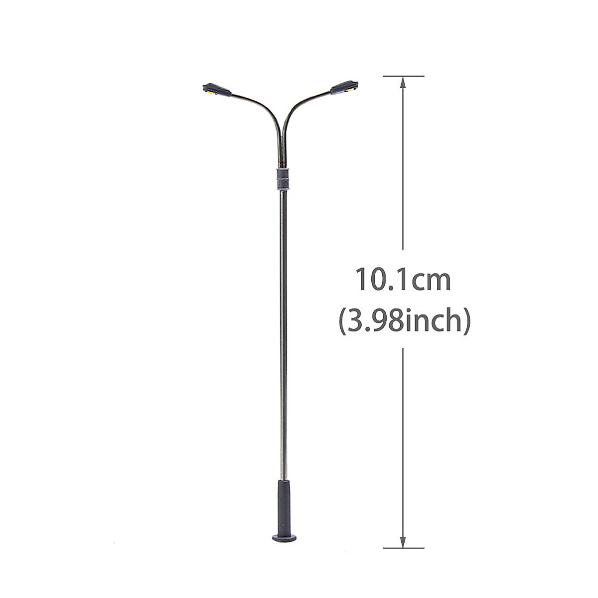 LQS13W 10pcs Model Railway Train Lamp Post Street Lights HO OO TT Scale LEDs New