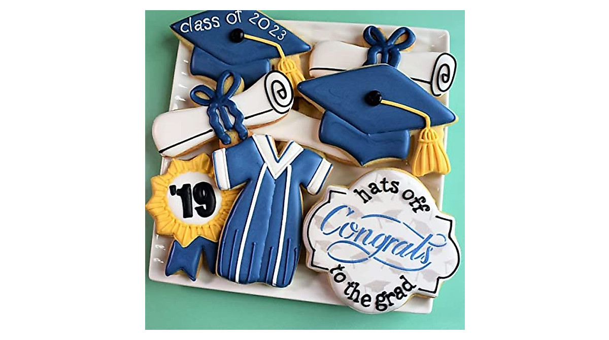 9 Pack Graduation Cookie Cutters for 2023 Celebrations