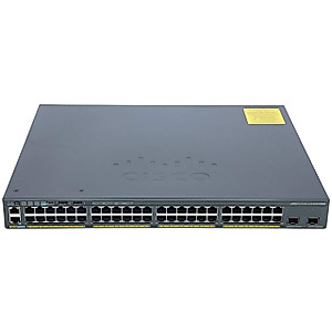 Cisco Catalyst 2960-X Series 48 Port Ethernet Switch with 740 Watt PoE (Renewed)