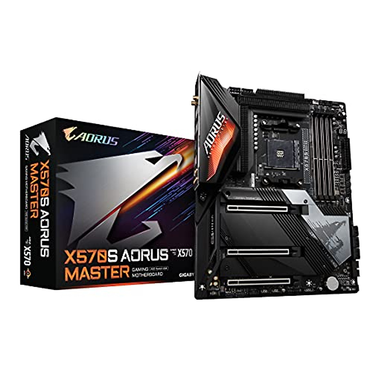GIGABYTE X570S AORUS Master (AMD/ X570S/ Ryzen 5000/ ATX/PCIe 4.0/ SATA 20Gb/s/USB 3.2/ Motherboard)