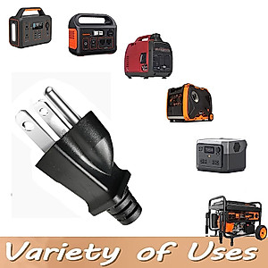 Neutral Ground Bonding Plug for Portable Inverter Generator Surge Guard Generator with Floating Neutral on RV.Camper for Open Ground Error. Compatible with EcoFlow/Honda/Champion generators