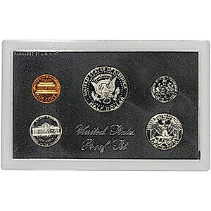 1972 S Gem 5-Piece Proof Set penny, nickel, dime, quarter, half US Mint Original Packaging Proof Coins