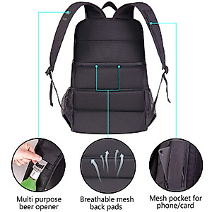FORICH Backpack Cooler Leakproof Insulated Waterproof Backpack Cooler Bag, Lightweight Soft Beach Cooler Backpack for Men Women to Work Lunch Picnics Camping Hiking, 30 Cans