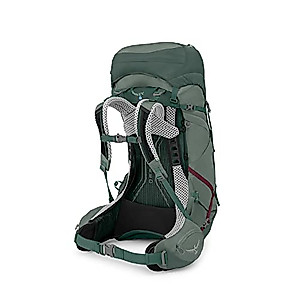 Osprey Aura AG LT 50L Women's Backpacking Backpack, Koseret/Darjeeling Spring Green, WM/L