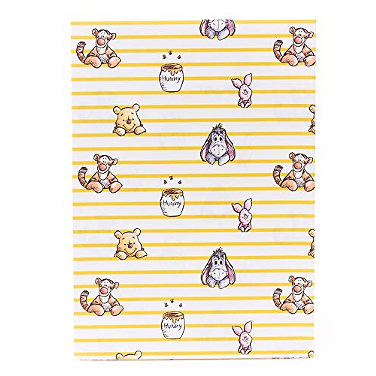 Winnie The Pooh 2 Sheets of Gift Wrap and 2 Gift Tags