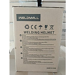WELDMALL Large Viewing Screen True Color Auto Darkening Welding Helmet 4 Arc Sensor Wide Adjustable Shade DIN 5-9/9-13 for TIG MIG Arc Welder Hood Grinding Welder WM-Q108