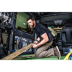 Dickies mens Short Sleeve Performance Cooling Tee T Shirt, Hunter Heather, Large US