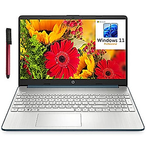 HP [Windows 11 Pro] 2022 15 15.6" FHD Business Laptop, Hexa-Core AMD Ryzen 5 5500U (Beat i5-1135G7), 8GB DDR4 RAM, 512GB PCIe SSD, 802.11AC WiFi, BTHDMI, Type-C, Spruce Blue, broag 64GB Flash Drive