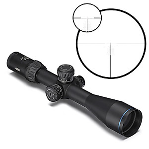 MEOPTA Optika6 5-30x56 FFP Durable Versatile Compact Adjustable Hydrophobic 34 mm Tube Hunting Gun Scope with Illuminated MRAD 1 RD Crosshair Reticle