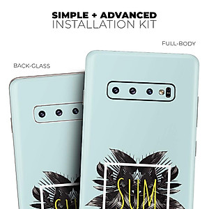 DesignSkinz Mint Summer Time Protective Vinyl Decal Wrap Skin Cover Compatible with The Samsung Galaxy S20 (Screen Trim & Back Glass Skin)