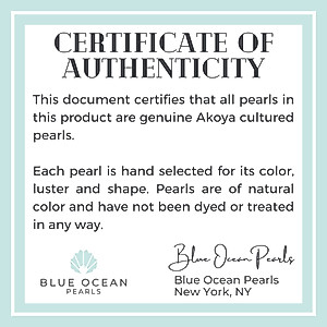 14K Gold AAAA White Japanese Akoya Cultured Pearls 18" Silk-Knotted Strand Pearl Necklace - Choice of Pearl Size & Clasp Gold Color (Yellow Gold, 6-6.5mm)