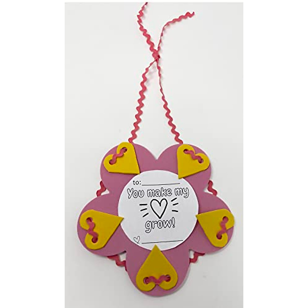 Foam Flower Cut Outs Flower Cutouts Flower Decoration Bulletin Board Cut Outs Flower Classroom Decor Flower Decorations Cutouts for Classroom Decoration 6" Medium Large Die Cut Shapes Craft Foam (24)