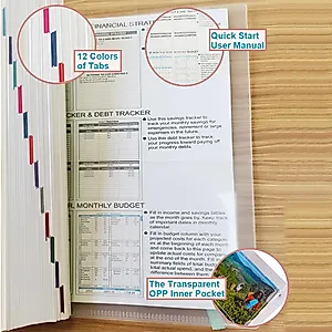 Budget Planner - Monthly Finance Organizer with Expense Tracker Notebook to Manage Your Money Effectively, Undated Finance Planner/Account Book, Start Anytime, 1 Year Use, A5, Yellow Flower