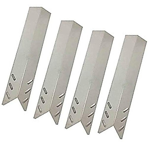 bbqGrillParts Grill Heat Plate for Select Grill Chef BM2000, FL-2000, GBC1088WB, GBC1273W, BHG BH12-101-001-02 & Uniflame GBC1273SP Gas Models - 4 Pack (16" x 3-3/4")