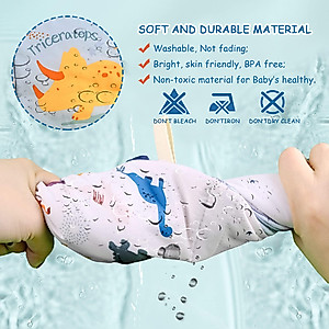 Richgv Baby Books Toys 6-12 Months, 2Pcs Interactive 3D Books for Baby&Toddler 1-2 Years, Soft Cloth Books Busy Books Toys Gifts for Boys Girls Touch and Feel Crinkle Books Sensory Toys