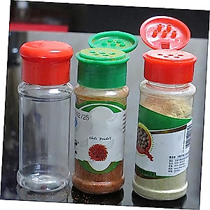 FELTECHELECTR Condiment Jars 24pcs Dispenser Mini s Plastic to Go Containers Empty Jars Condiment Jars Pepper Plastic Pepper Shakers Storage Jar Storage Bottle Salt Shaker Storage Containers