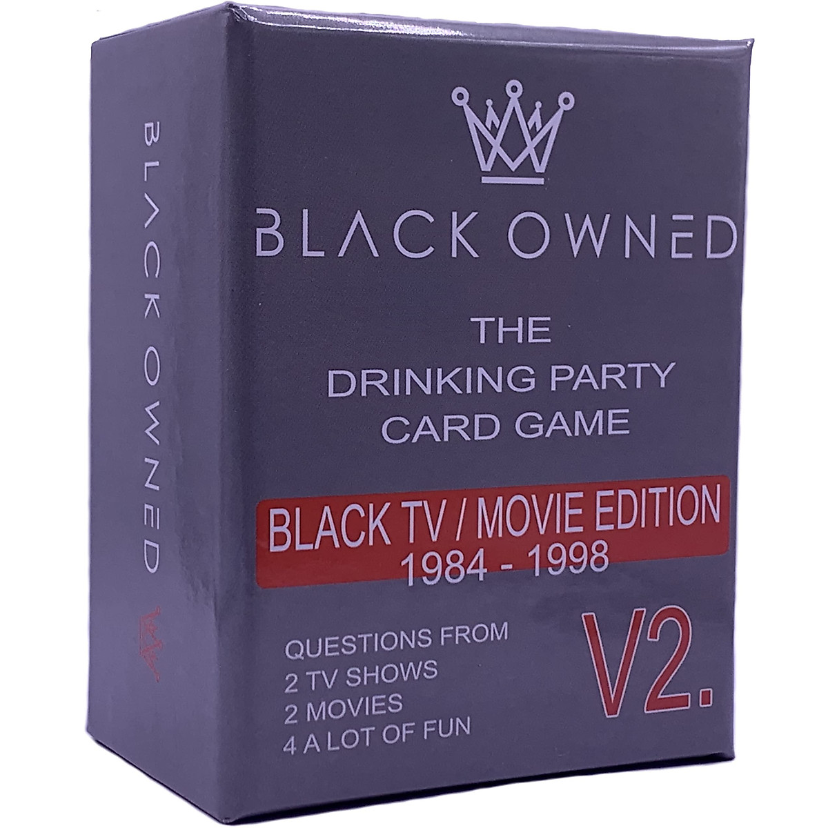 Black Owned | Black Movie & TV Show Trivia Drinking Card Game Bundle Pack | 6 Movies & 6 TV Shows | Urban Adult Party Night Fun