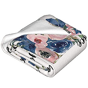 AJIIUSV Retirement Gifts Throw Blanket Happy Retirement Flannel Blankets for Retired Women Teacher Boss Farewell Present 50"x60"