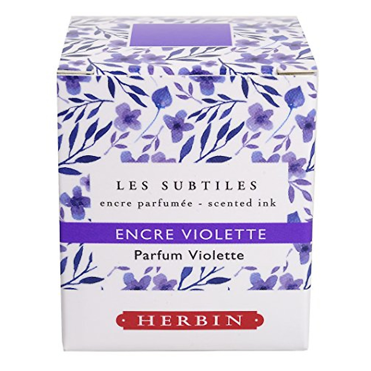 Herbin Georges Lalo 13710T Scented Ink Lavender, 30 ml, 4.90 x 4.90 x 5.20 cm, Violette