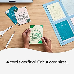 Cricut Card Mat 2x2, Reusable, Non-Slip Craft Mat, Create Four Cards Simultaneously, Perfect for Bulk Card Making, Compatible with Cricut Maker & Cricut Explore Crafting Machines